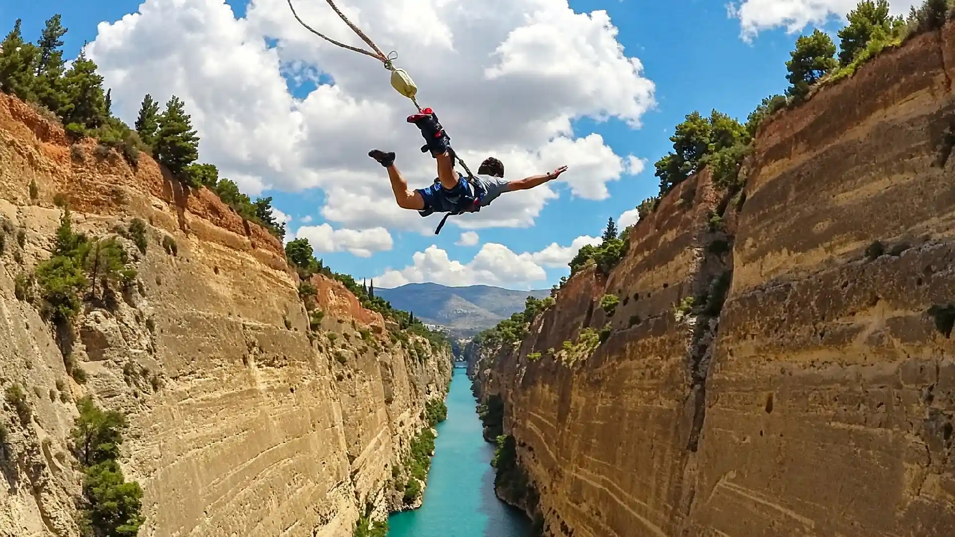 Corinth Canal Bungee Jumping Adventure from Athens